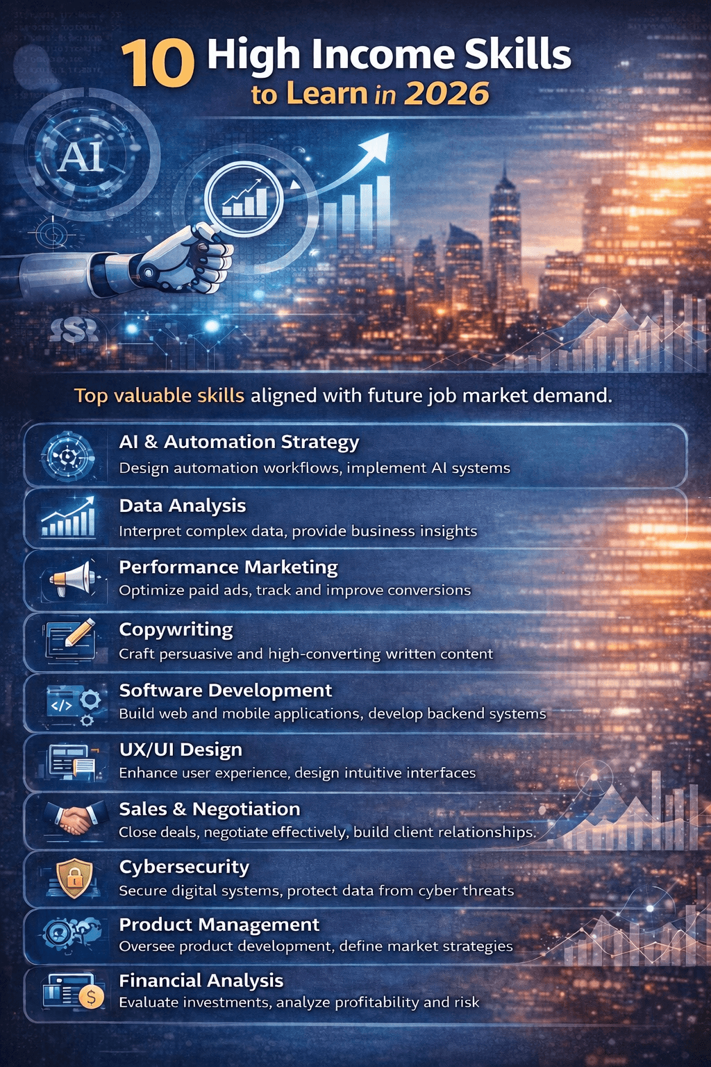 High Income Skills: Top Skills to Learn in 2026